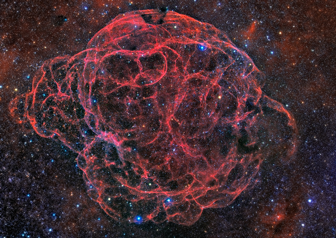 Simeis 147: Remanente de Supernova | Telescopios Chile