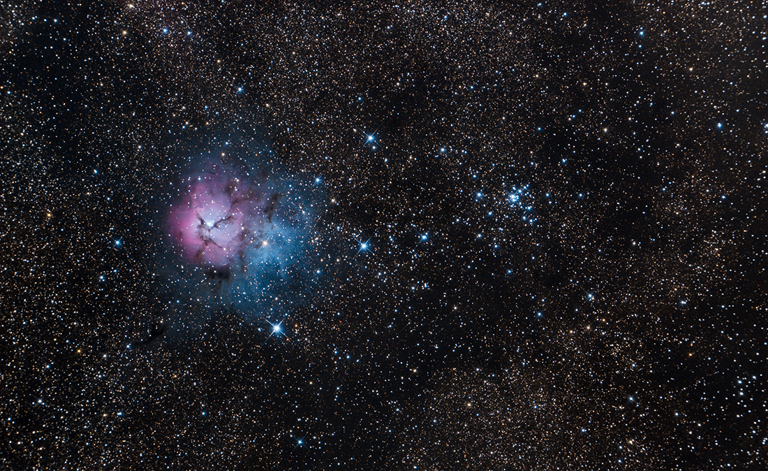 Messier 20 y 21 | Telescopios Chile